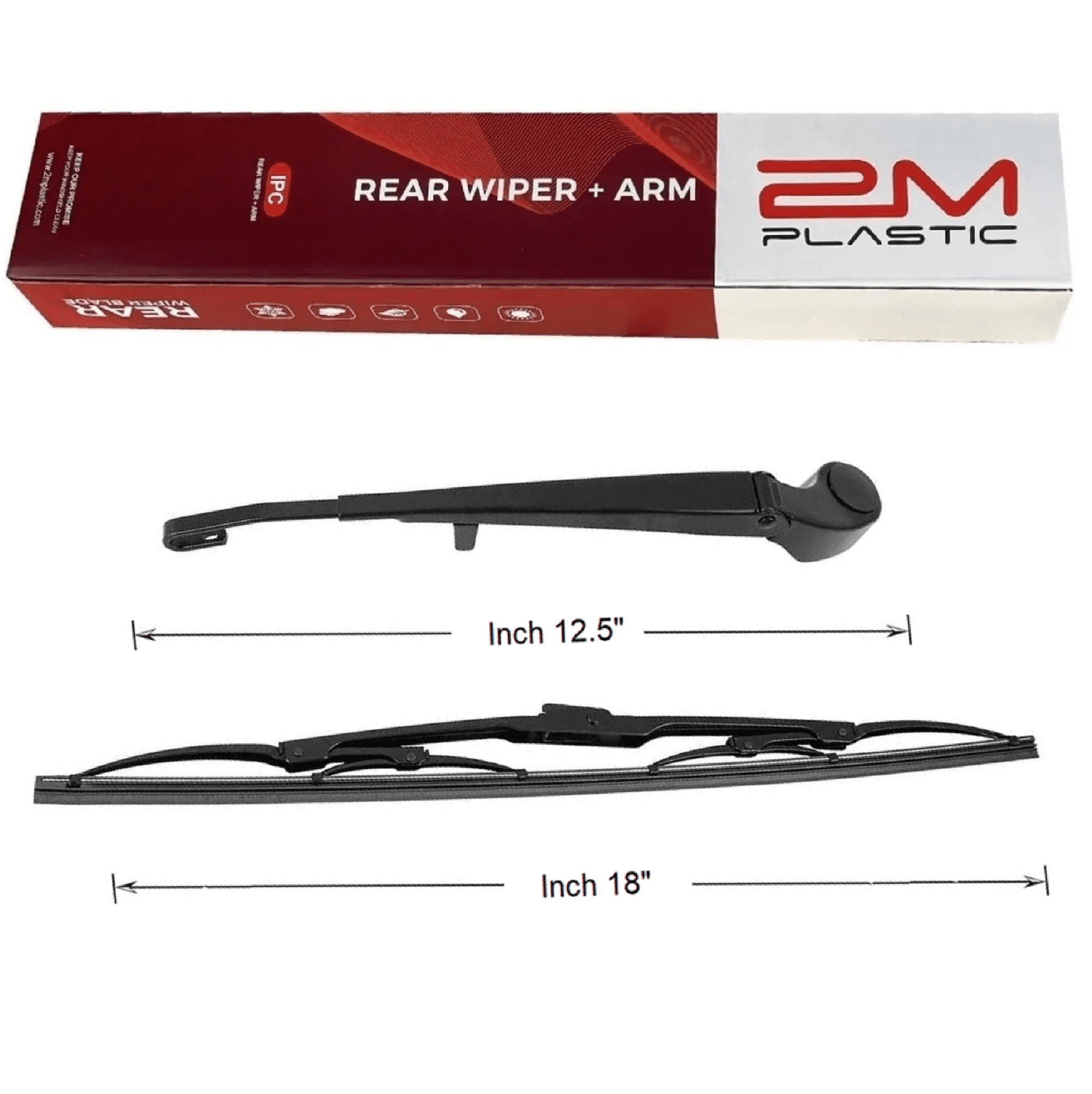 Rear Wiper Arm & Blade for BMW X5 E53 2000-2006 - Walmart.com
