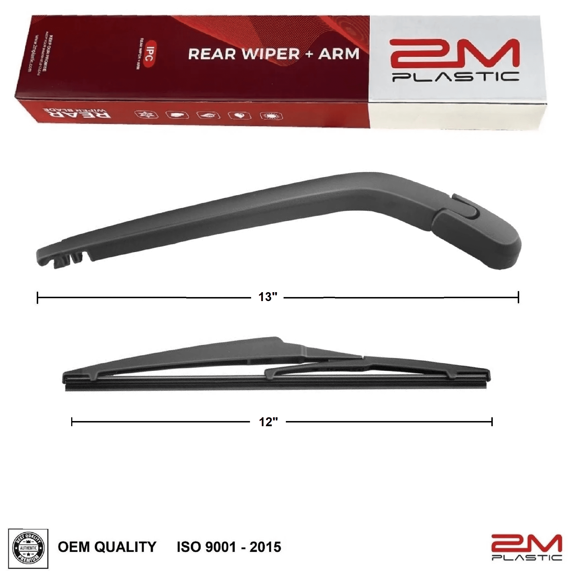 Rear Wiper Arm & Blade for Dodge Journey 2009-2020 OE 68040371AA ...