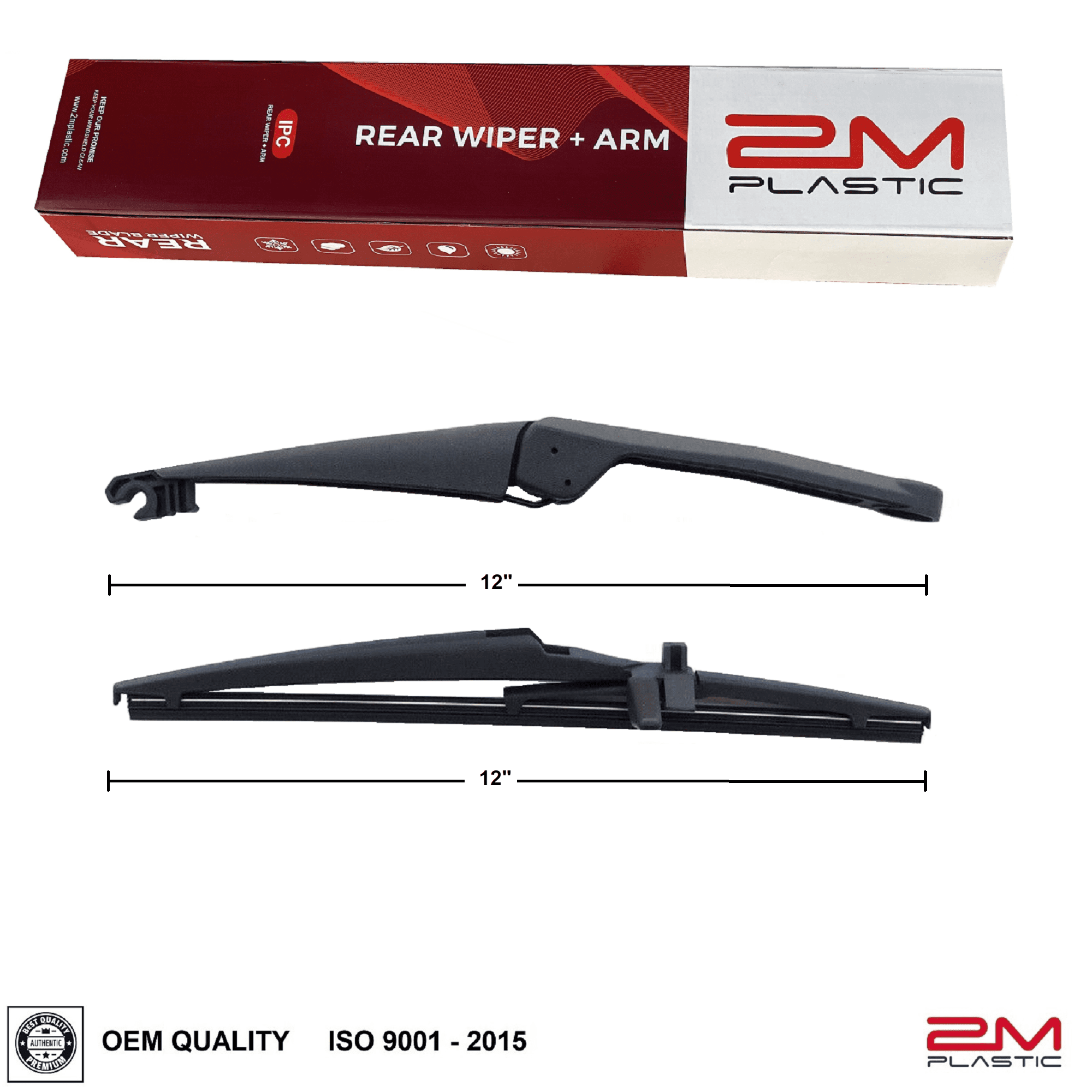 Rear Wiper Arm & Blade for Toyota 4Runner 2010-2021 OEM Quality ...