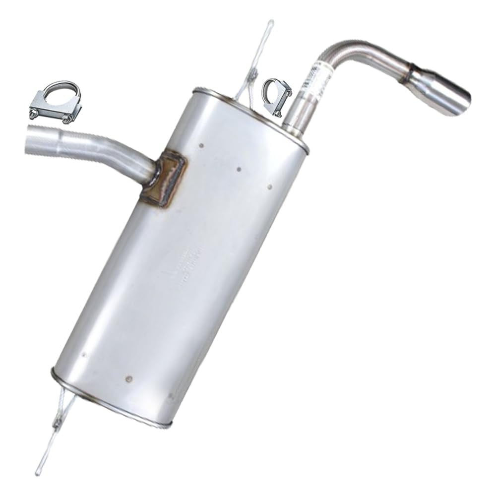 Rear muffler compatible with: 2013-2017 ford fusion -include clamp ...