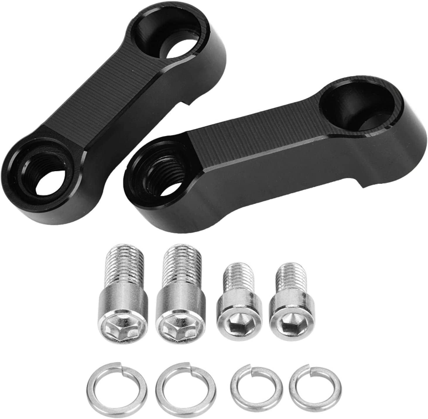 Rearview Mirror Extender, 10mm 8mm Motorcycle Rearview Mirror Adapter ...