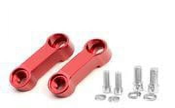 Rearview Mirror Extension (Red), Aluminum Motorcycle Rearview Mirror ...