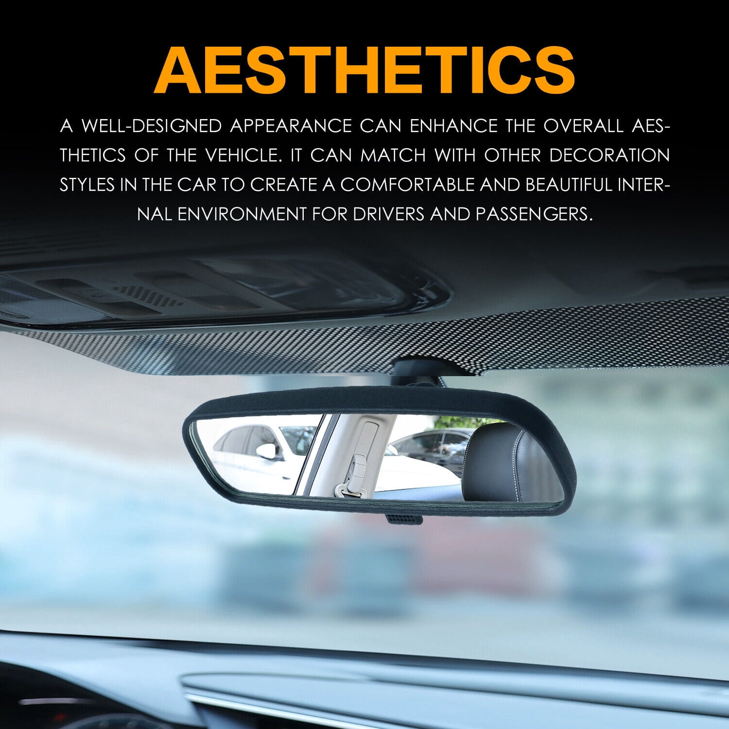 Rearview Mirror Interior Assembly for 2004-2005 Toyota Echo 2004-2015 ...