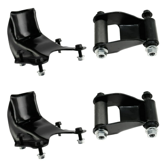 Rearward Leaf Spring Shackle & Bracket Hanger Set LH & RH Sides for ...