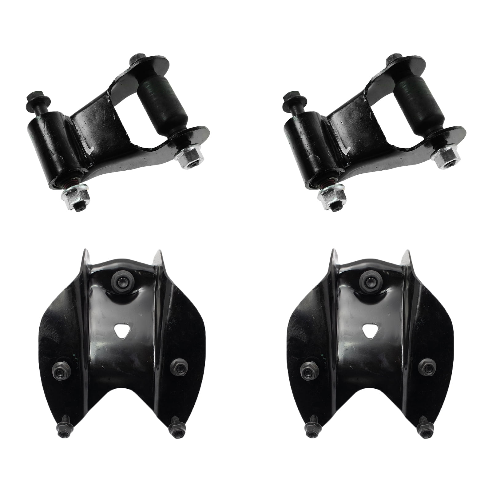 TRQ Truck Parts: Rearward Leaf Spring Shackle & Bracket Hanger Set for ...
