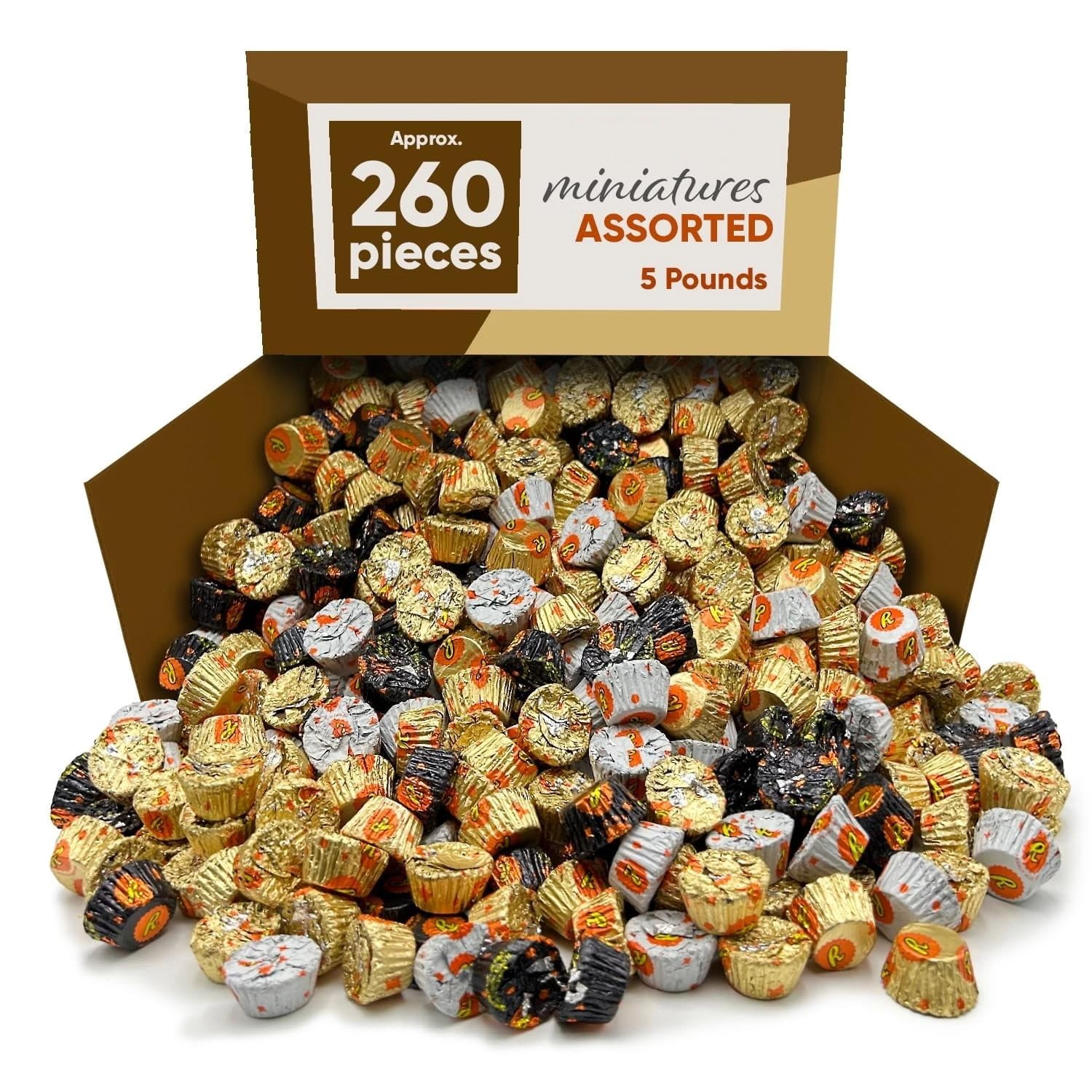 Rease’s Peanut Butter Cups Miniatures Assortment Bulk Chocolate ...