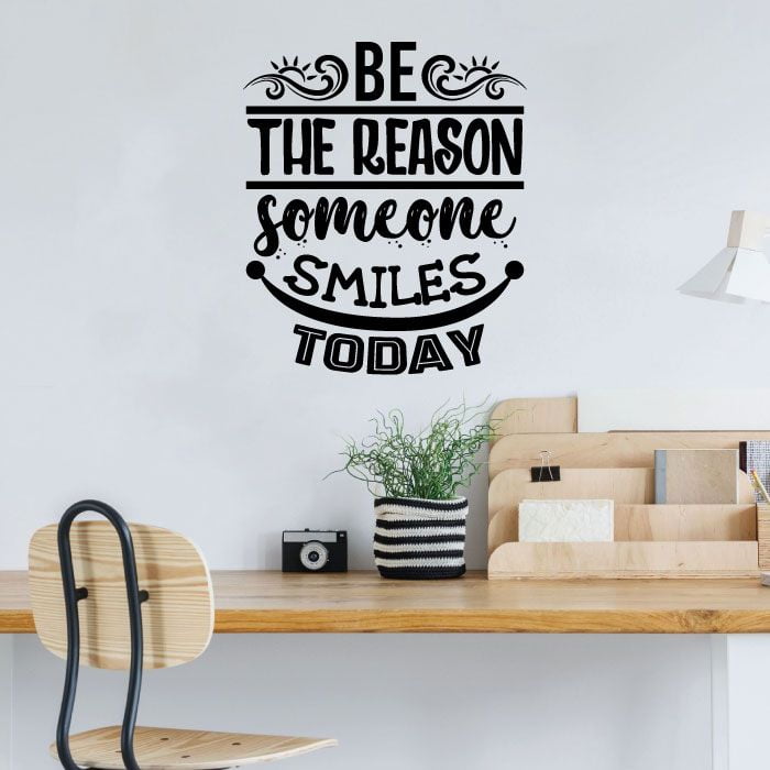 Be The Reason Someone Smiles Today - Inspirational Motivational Quote ...
