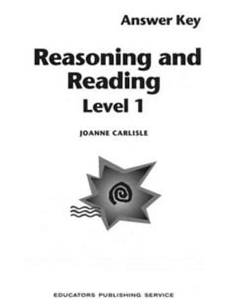 Reasoning And Reading 1 Answer Key Level 1, Grade 5-6 (Homeschool ...