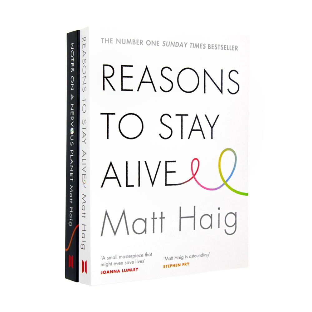 Reasons to Stay Alive, Notes on a Nervous Planet 2 Books Collection Set ...