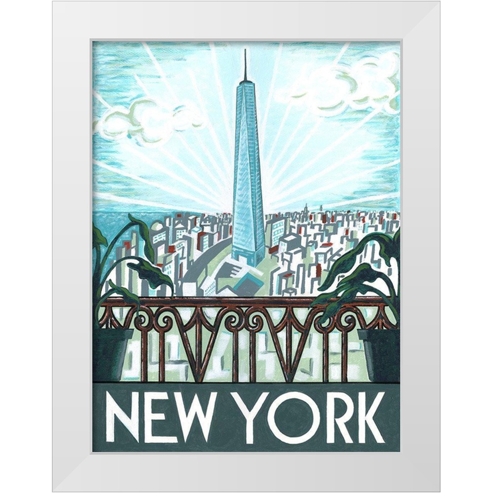 Reaves, Thom 12x14 White Modern Wood Framed Museum Art Print Titled ...