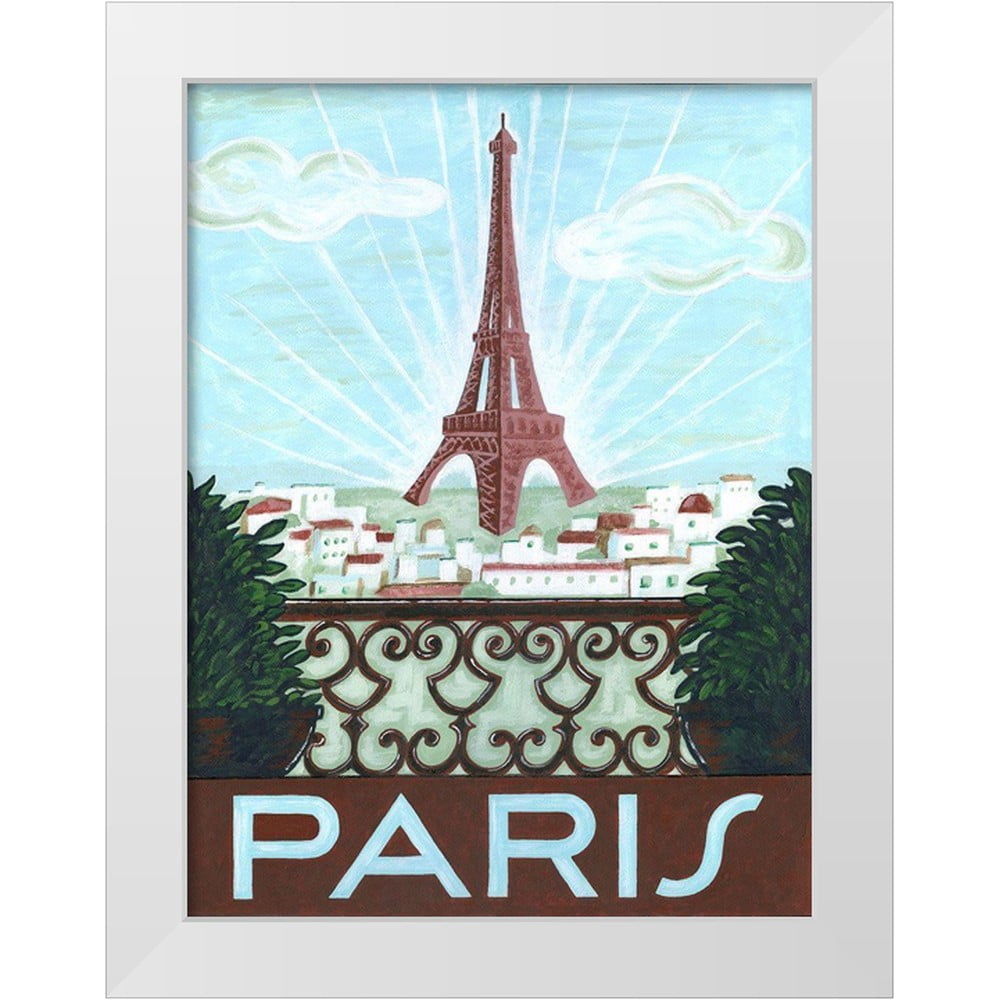 Reaves, Thom 19x24 White Modern Wood Framed Museum Art Print Titled ...