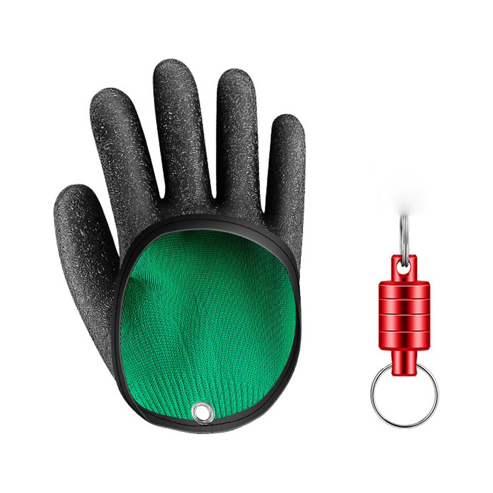 Reayehane Fishing Fishing Catching Gloves Non Slip Fisherman Hand ...