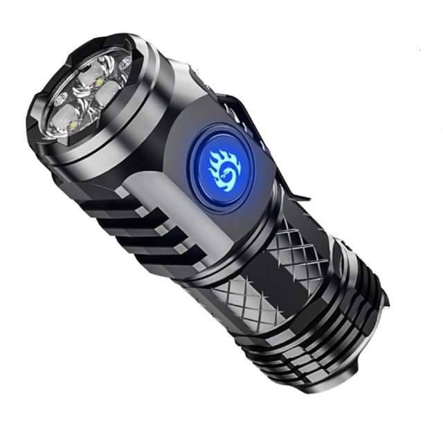 Reayehane Flashlight Mini Torch with Three Eyed Led Torch Extremely ...