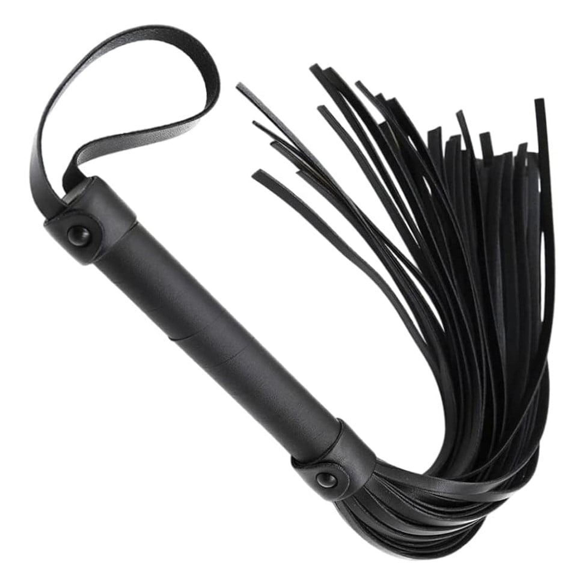 Reayehane Other Horse Riding Horse Whip Black Leather Riding Crop Horse ...