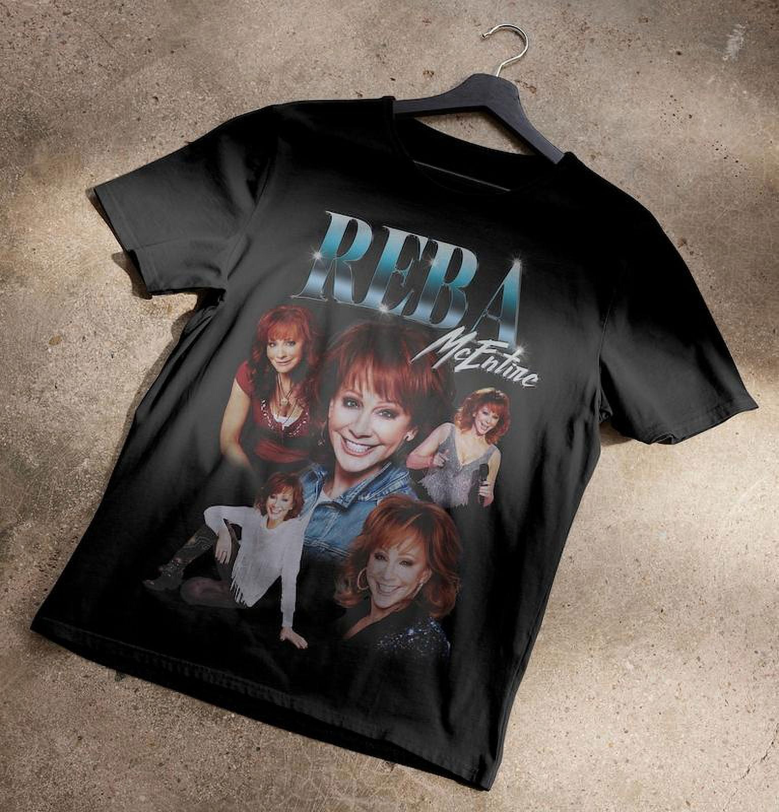 Reba McEntire 90s Bootleg . Black T- Fashion Casual Holiday Gifts ...