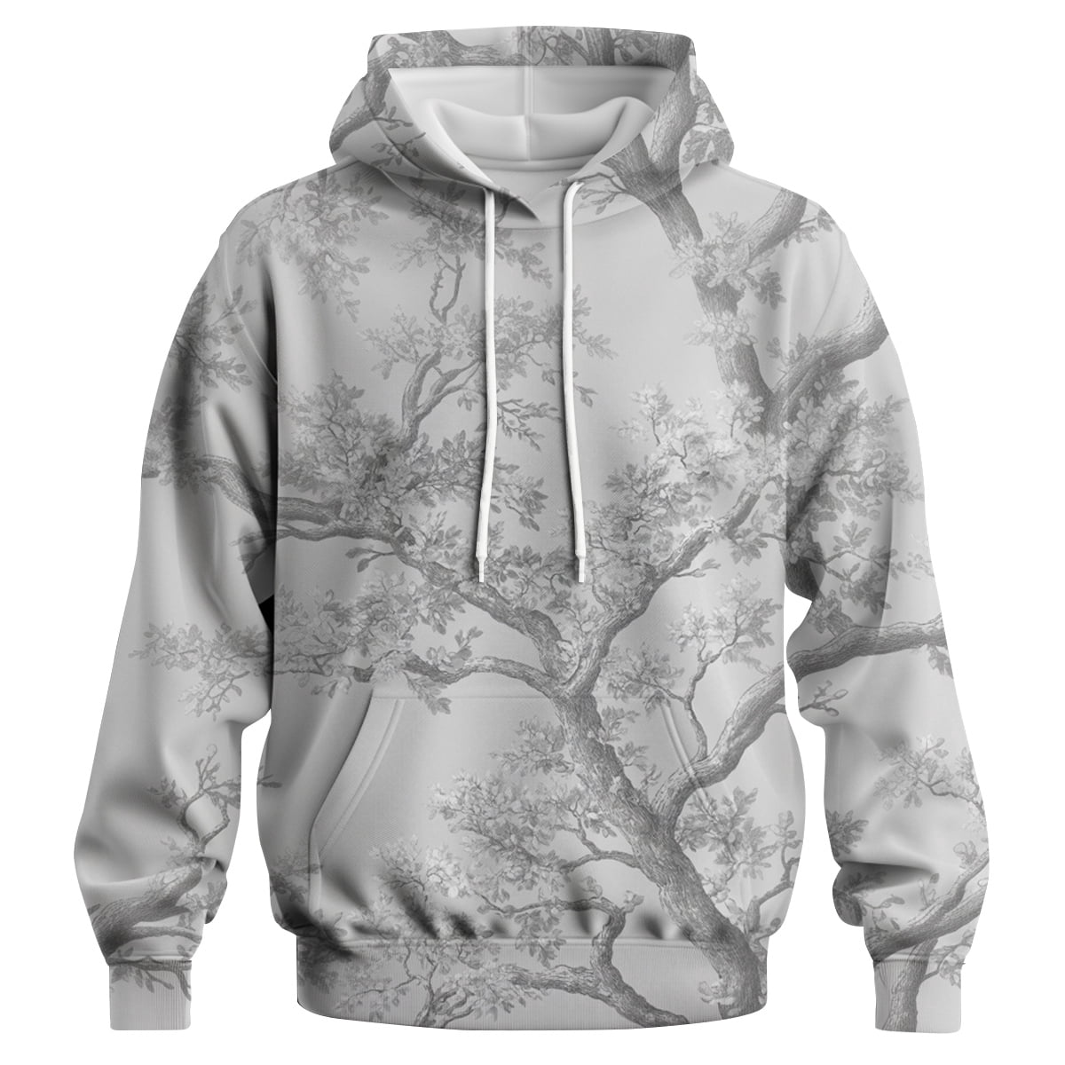 Rebaike Men's Snow Camo Hoodie Winter White 3D Forest Camouflage ...