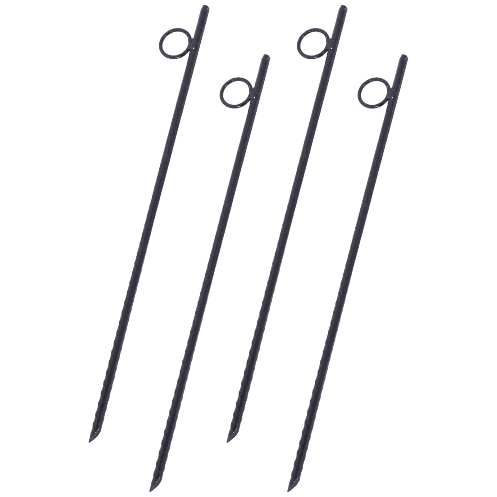 Rebar stake with loop 4pcs Grip Rebar 3/8x 18 Inch Steel Durable Heavy ...