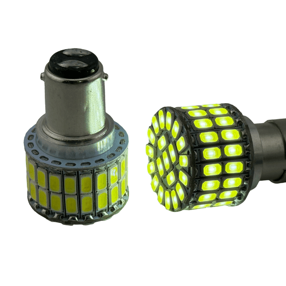 Rebaydo 2pcs 1158 BA15D LED Bulb 6V AC or DC Dual Filament (Color:Green ...
