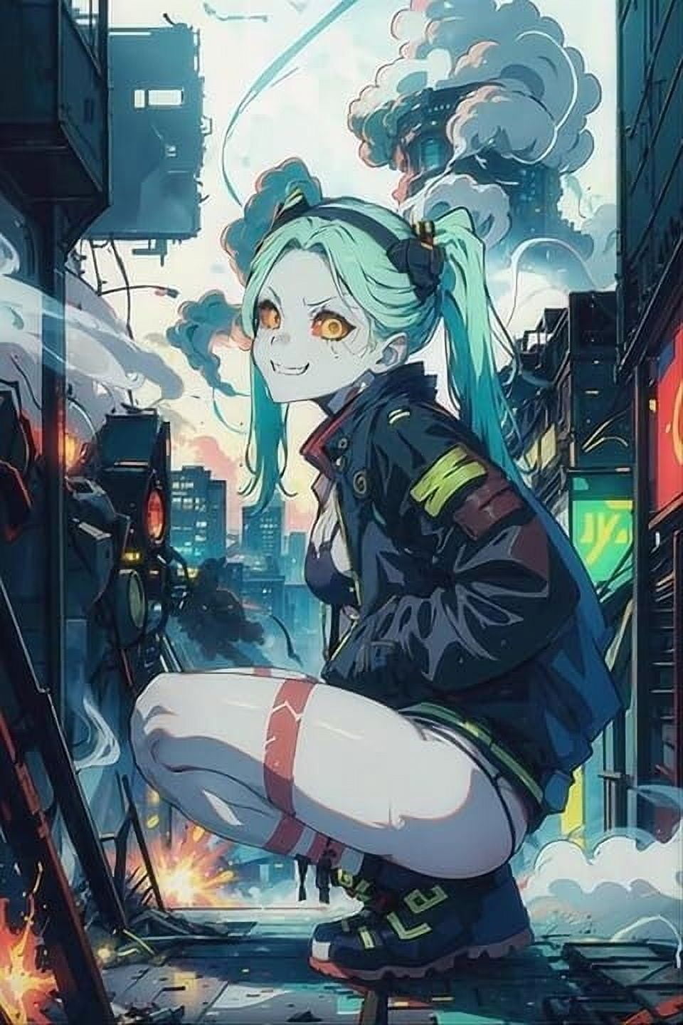 Rebecca Edgerunners Anime Poster Canvas Wall Art Posters For Room ...