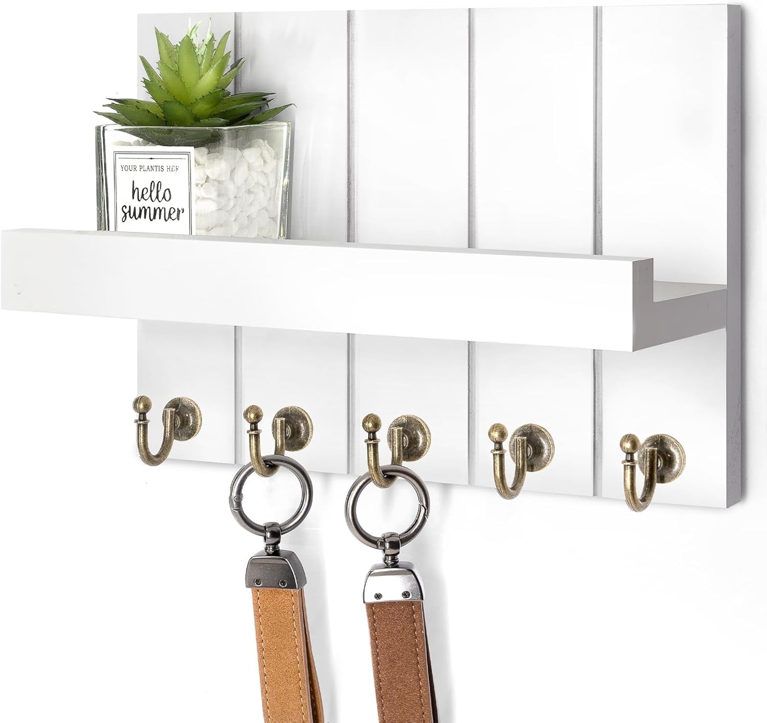 Rebee Vision Key Holder Wall Mount - Decorative Key and Mail Organizer ...
