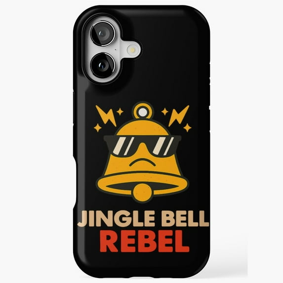 Rebel Bell Holiday Humor Pattern Design for iPhone 17 through 11 Pro ...