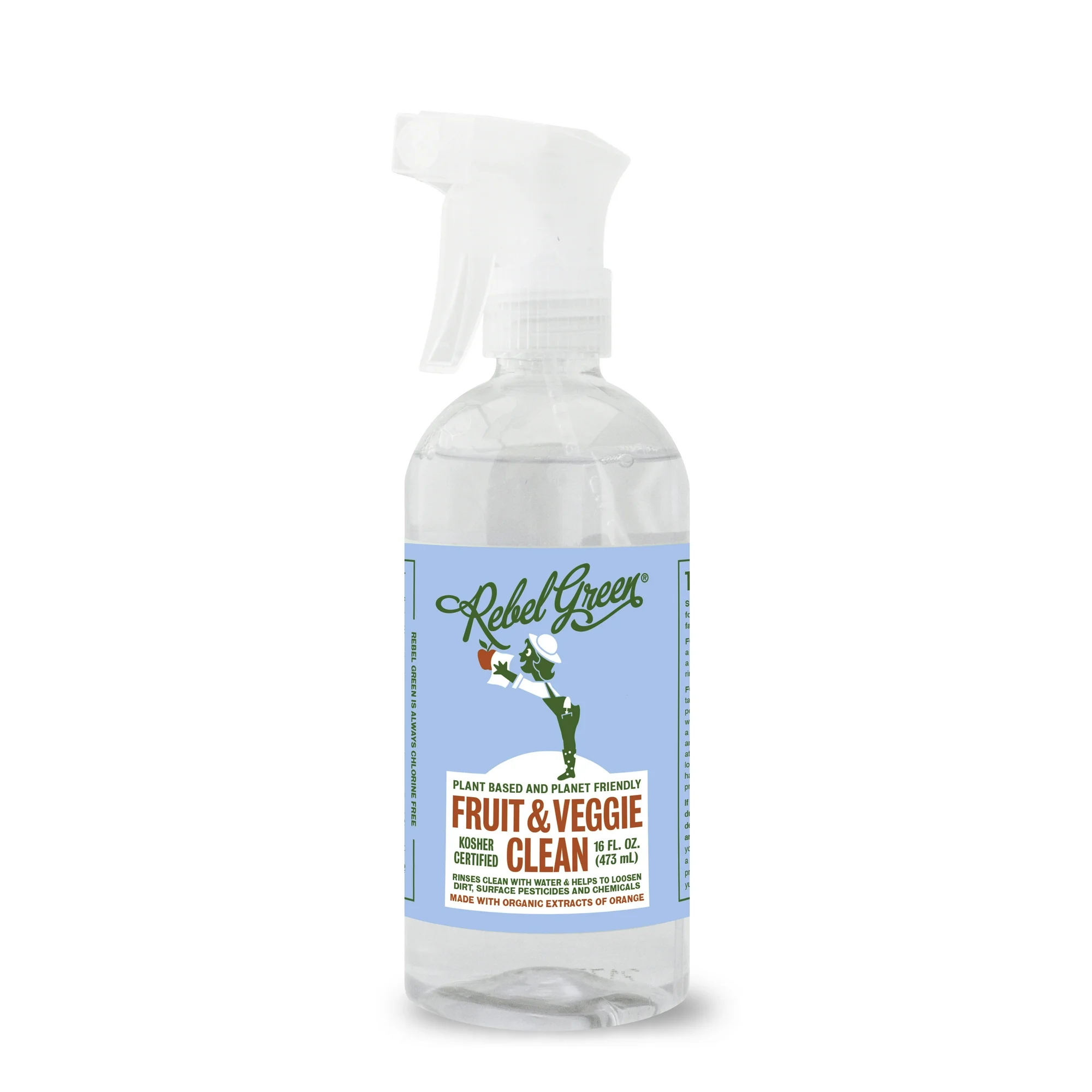 Rebel Green Fruit & Veggie Clean - Natural Produce Wash - Plant-Based ...