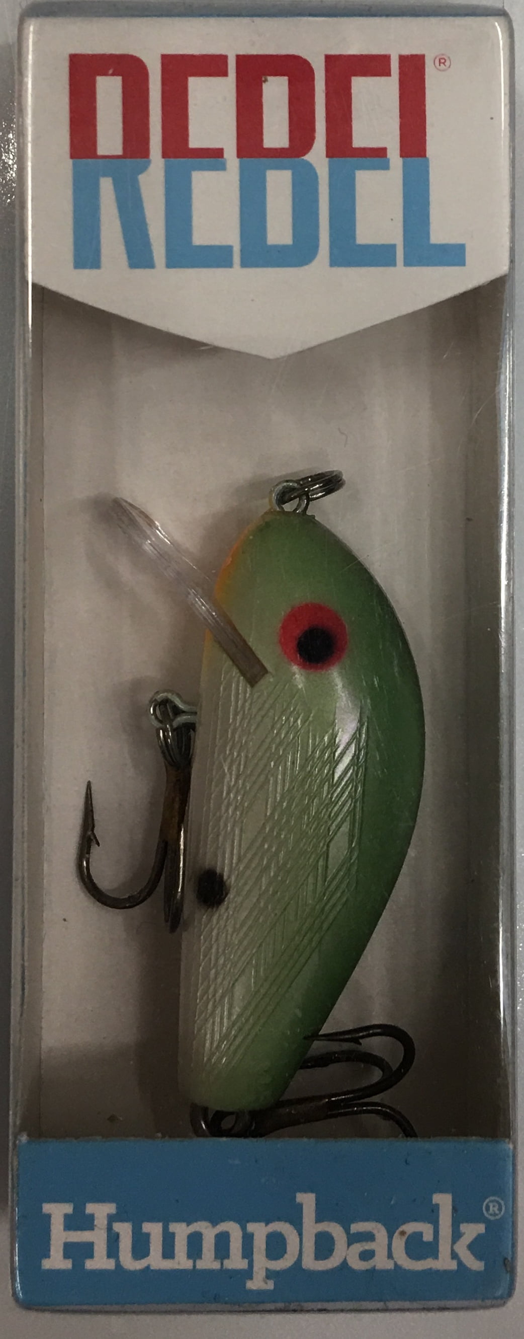 Rebel Humpback Crankbait Green Shad 1 3/4" 1/4 oz. - Walmart.com