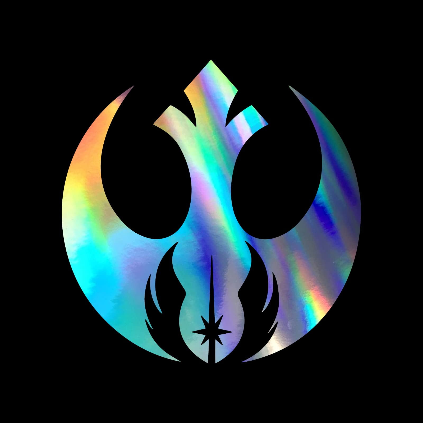 Rebel Jedi Symbol Decal SSF20 Vinyl Sticker Auto Car Truck Wall Laptop ...