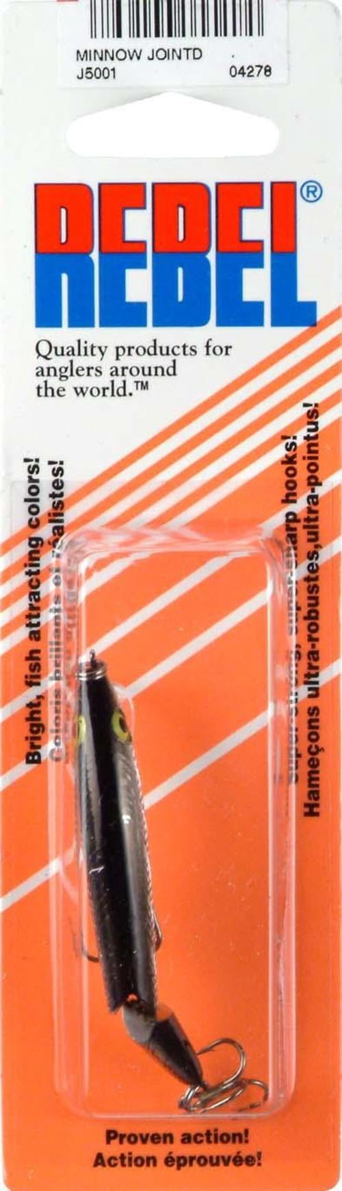Rebel Minnow Jointed 2.5'' Silver/Black - Walmart.com