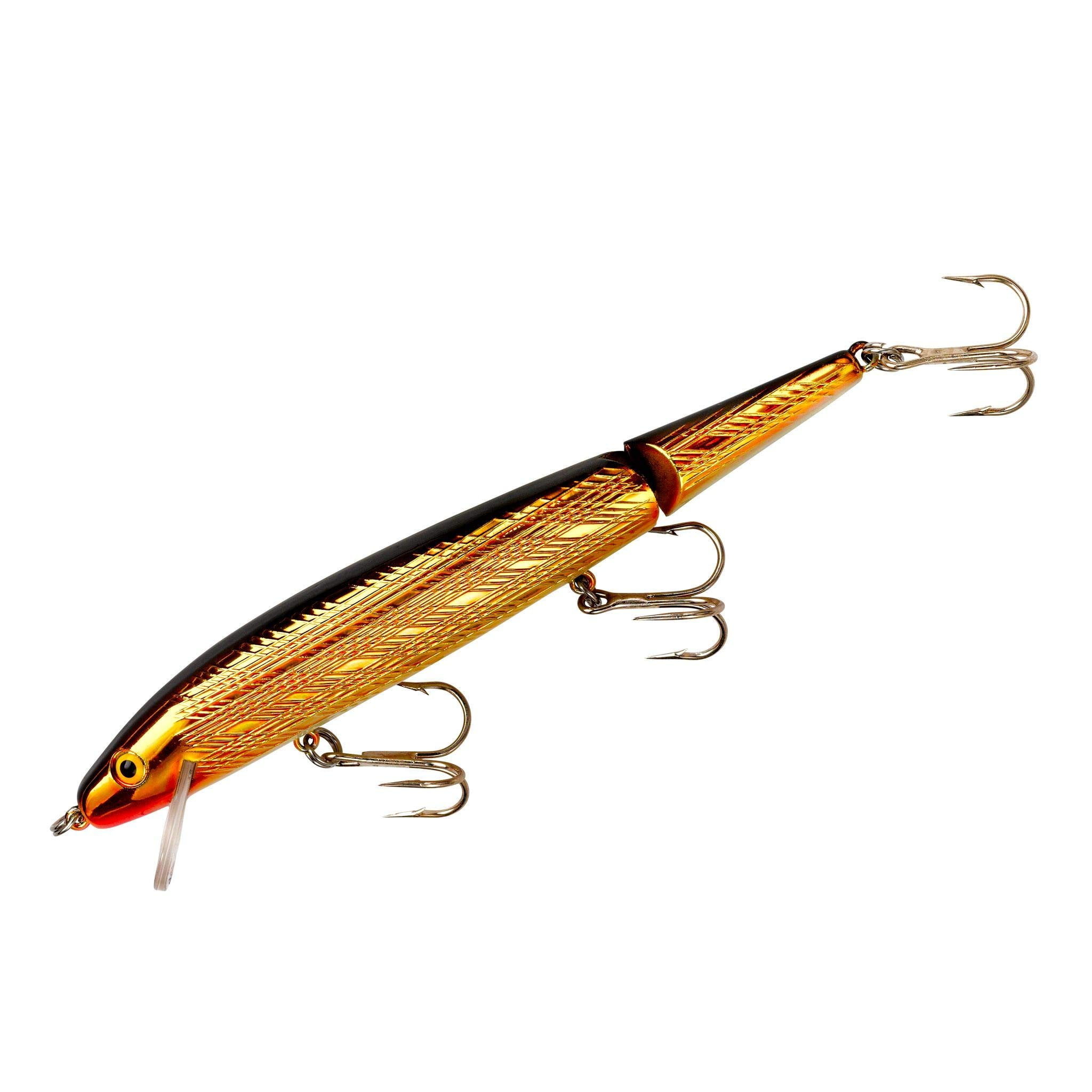Rebel Minnow Jointed 4.5'' Gold/Black - Walmart.com