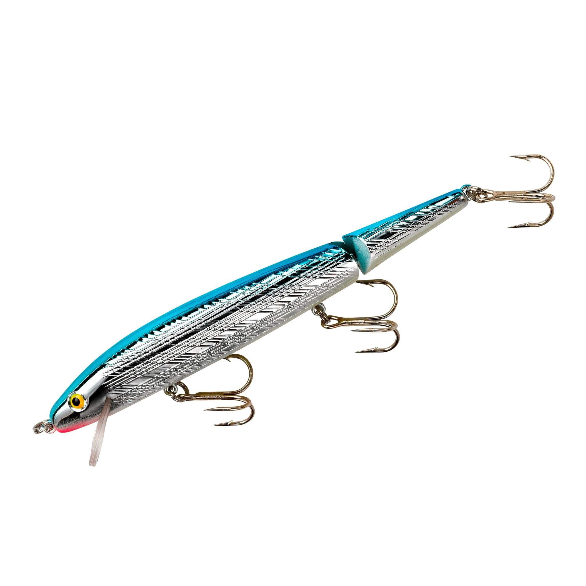 Rebel Minnow Jointed 4.5'' Silver/Blue - Walmart.com