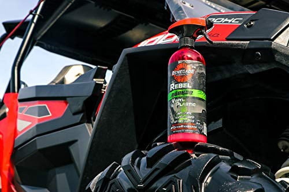 Rebel Rubber, Vinyl & Plastic Spray Shine with UV Protection, Anti ...