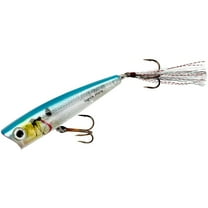 Rebel Pro Pop-R Plus Fishing Lure Hard bait Green Perch 2 1/2 in 1/4 oz ...