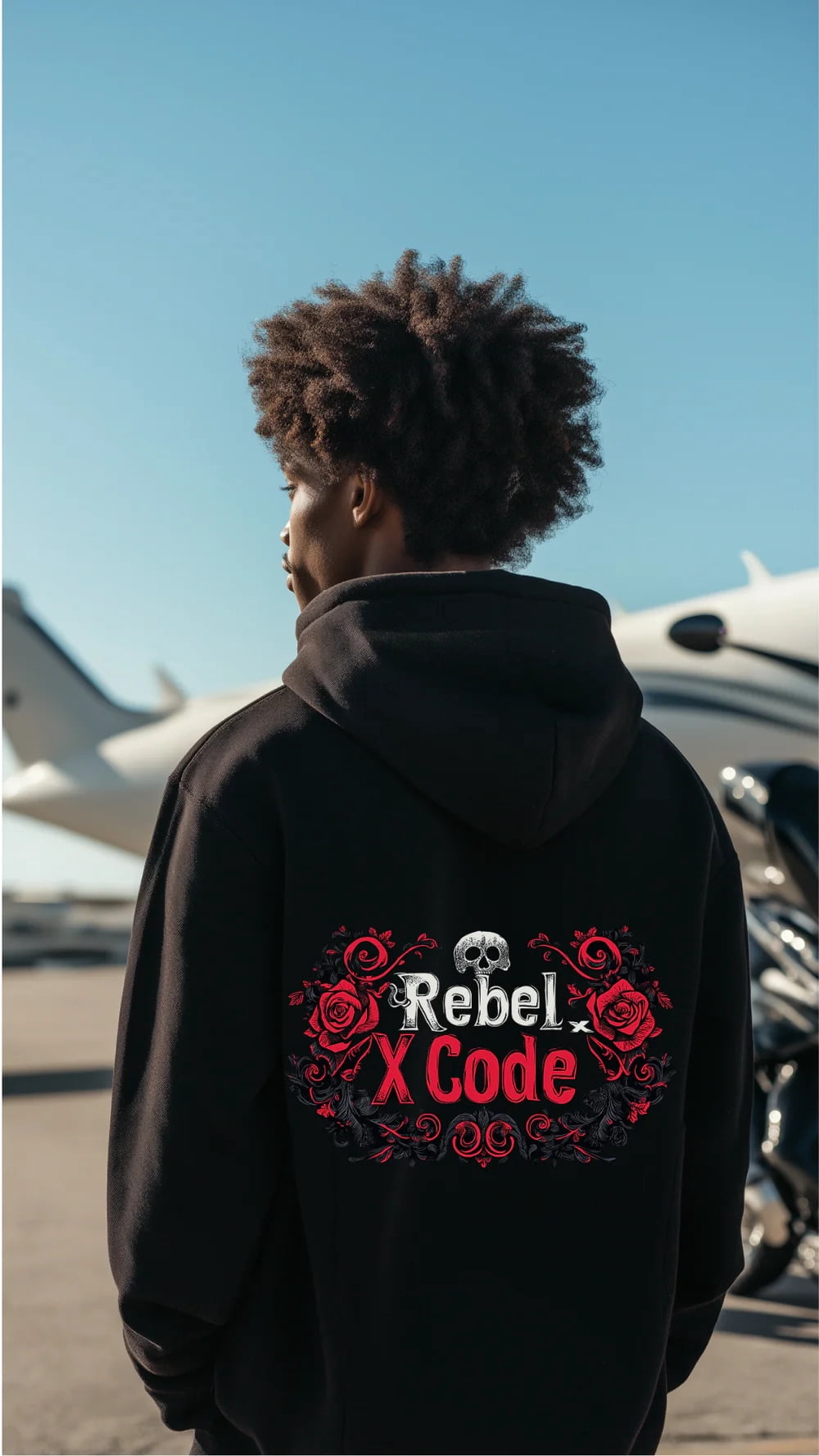Rebel X Code Gothic Red Roses Hoodie Mens Style : RXCHDBG005 - Walmart.com