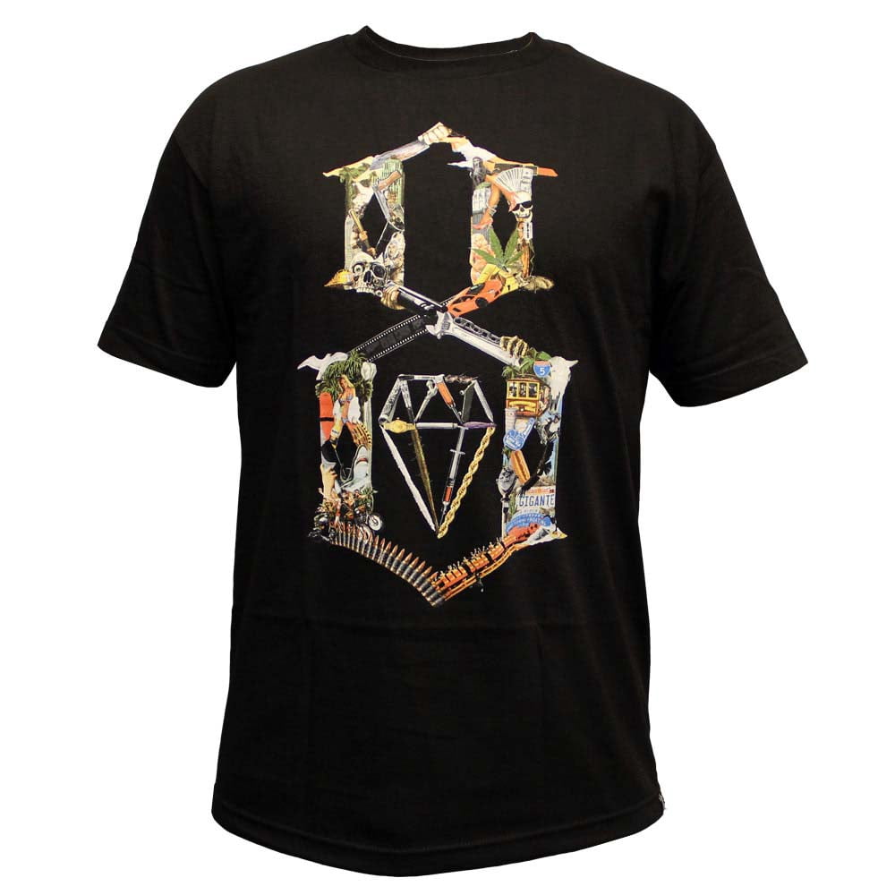 Rebel8 Logo Collage T-shirt Black - Walmart.com