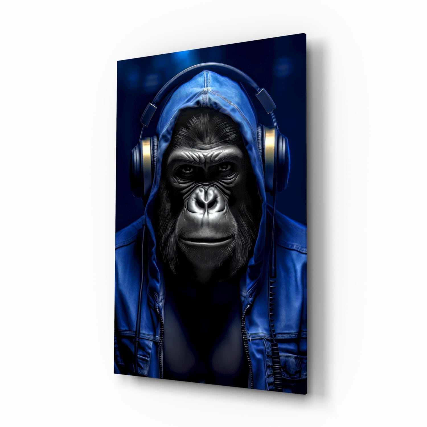 Rebellios Ape Glass Wall Art || Designer Collection - Walmart.com