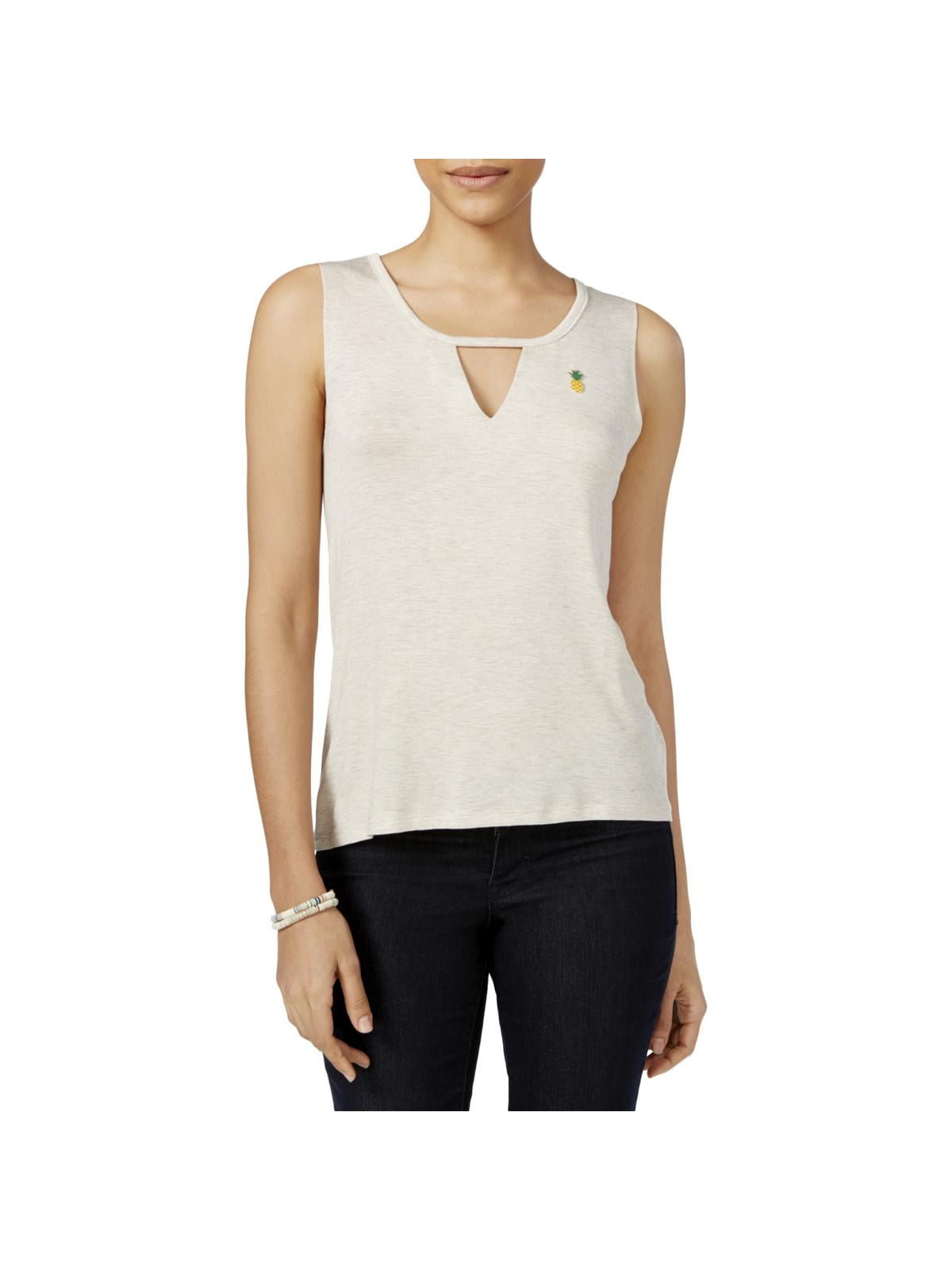 Rebellious One Womens Juniors Embellished Sleeveless Tank Top - Walmart.com