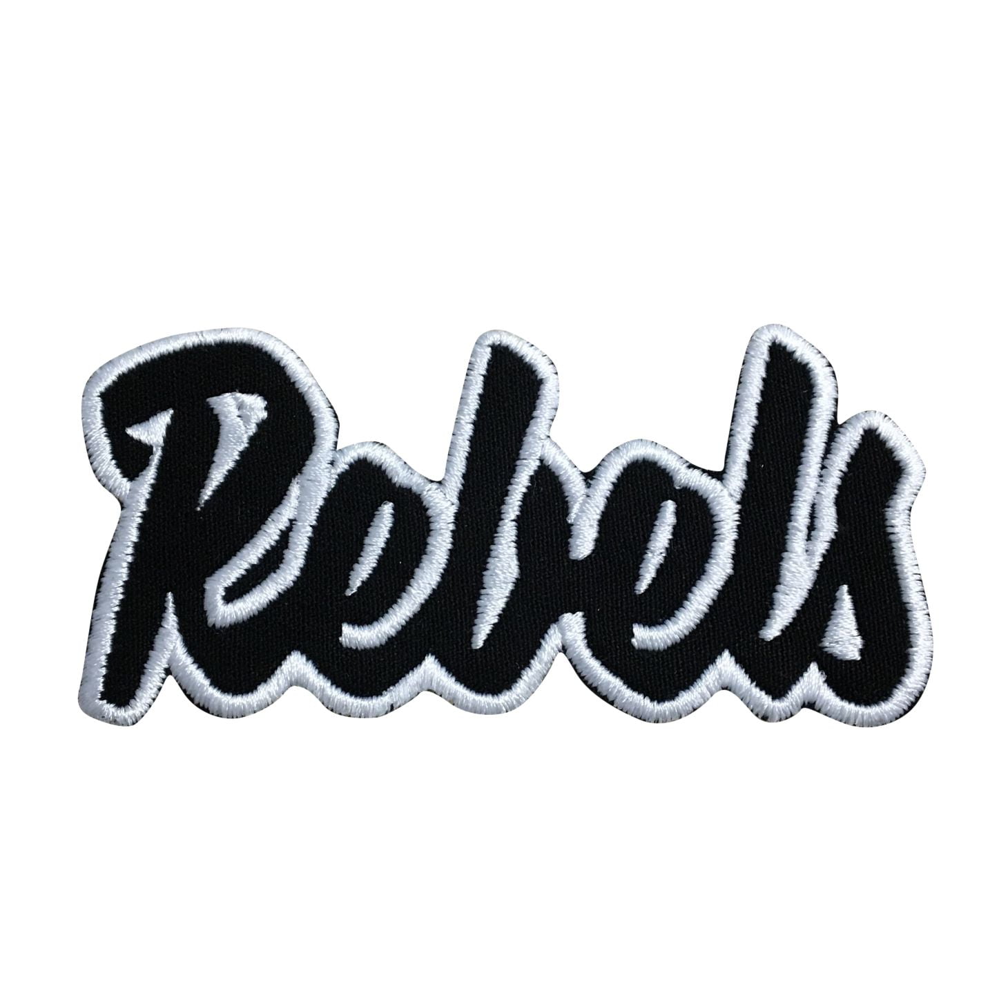Rebels - Black/White - Team Mascot - Words/Names - Iron on Applique ...