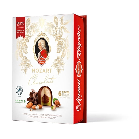 Reber Mozart Kugel 6 Pcs Small Portrait Box - Walmart.com