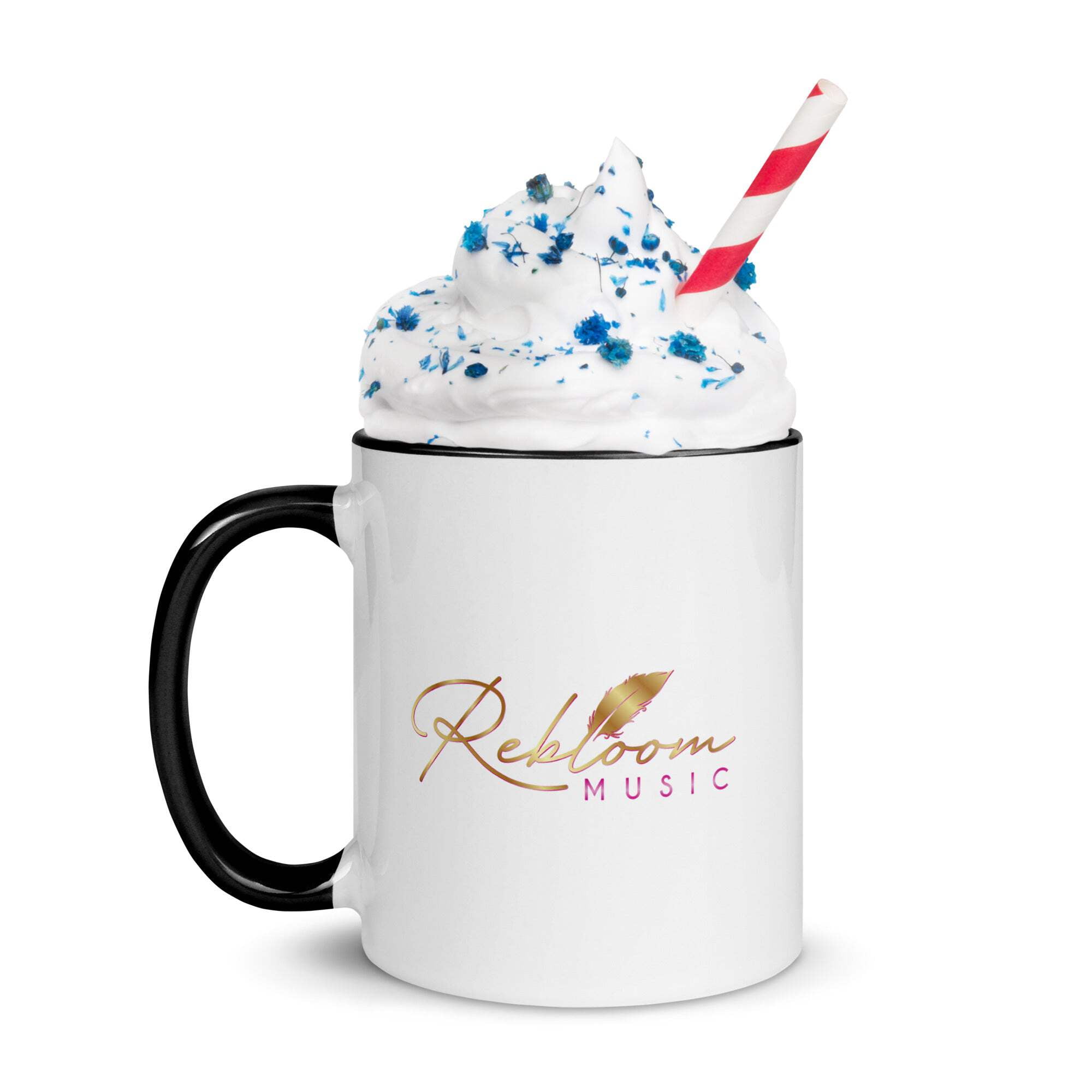 Rebloom Music - Golden Logo Mug with Color Inside - Walmart.com