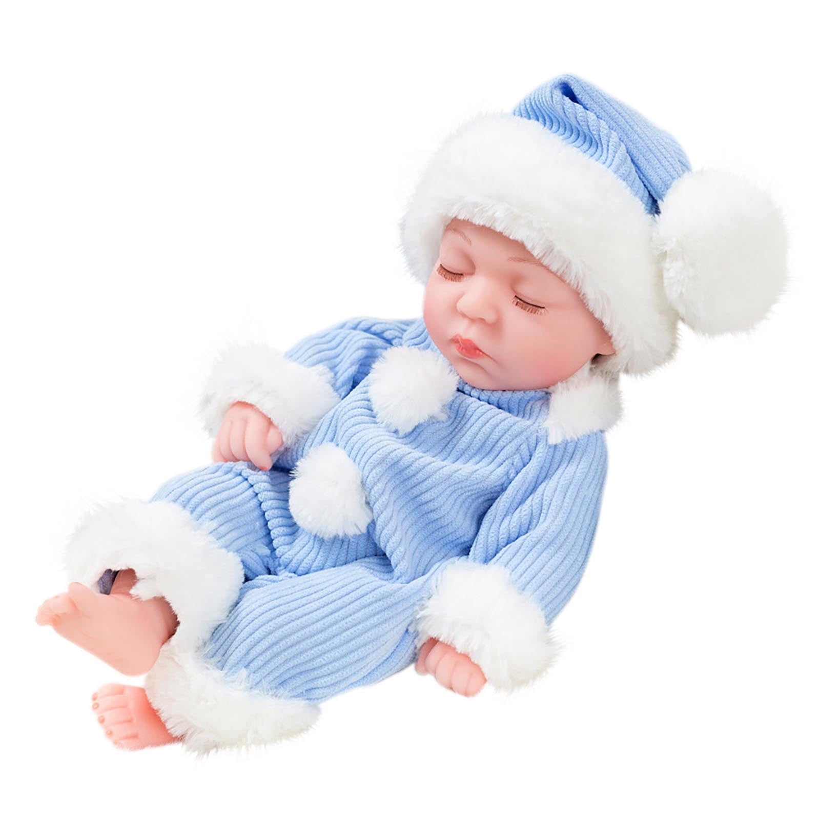 Reborn Baby Boy Dolls, 12 inch Realistic Silicone Vinyl Baby Doll, Soft ...