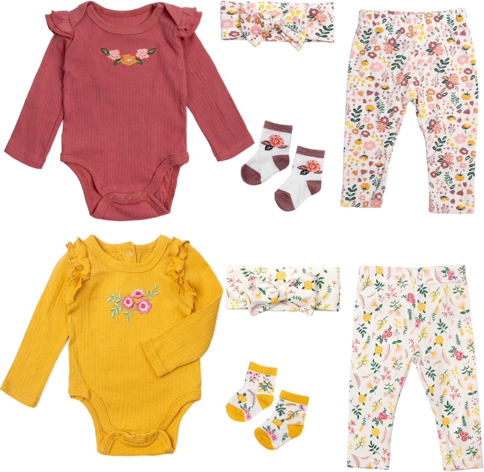 Reborn Baby Doll Clothes for 20-22 Inch Baby Dolls Girl Cute Floral ...