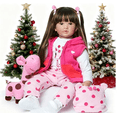 Reborn Baby Dolls 24 Inch Lifelike Baby Doll Realistic Reborn Doll,Soft ...