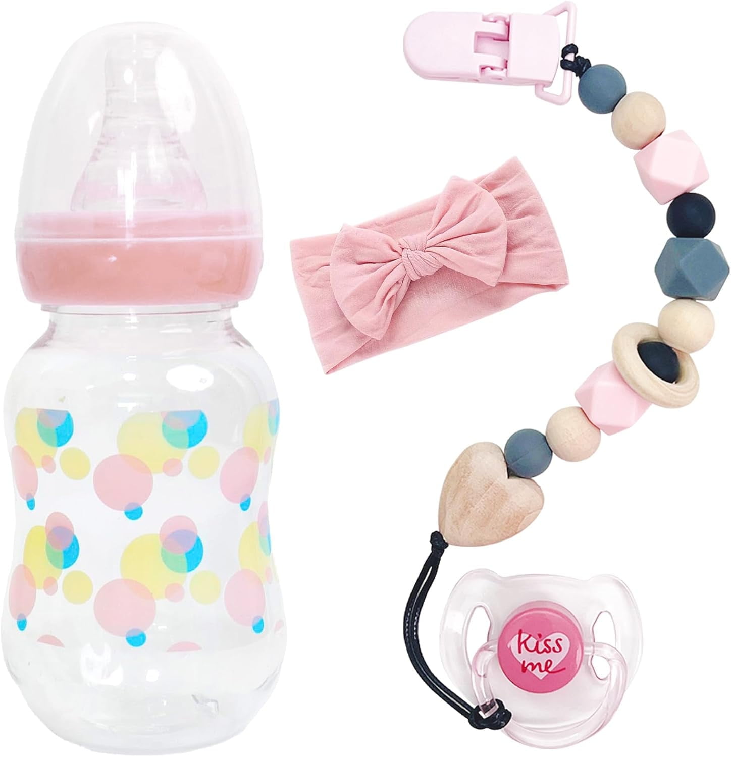 Magnetic Pacifier Clips Pink for Reborn Baby Dolls - Walmart.com