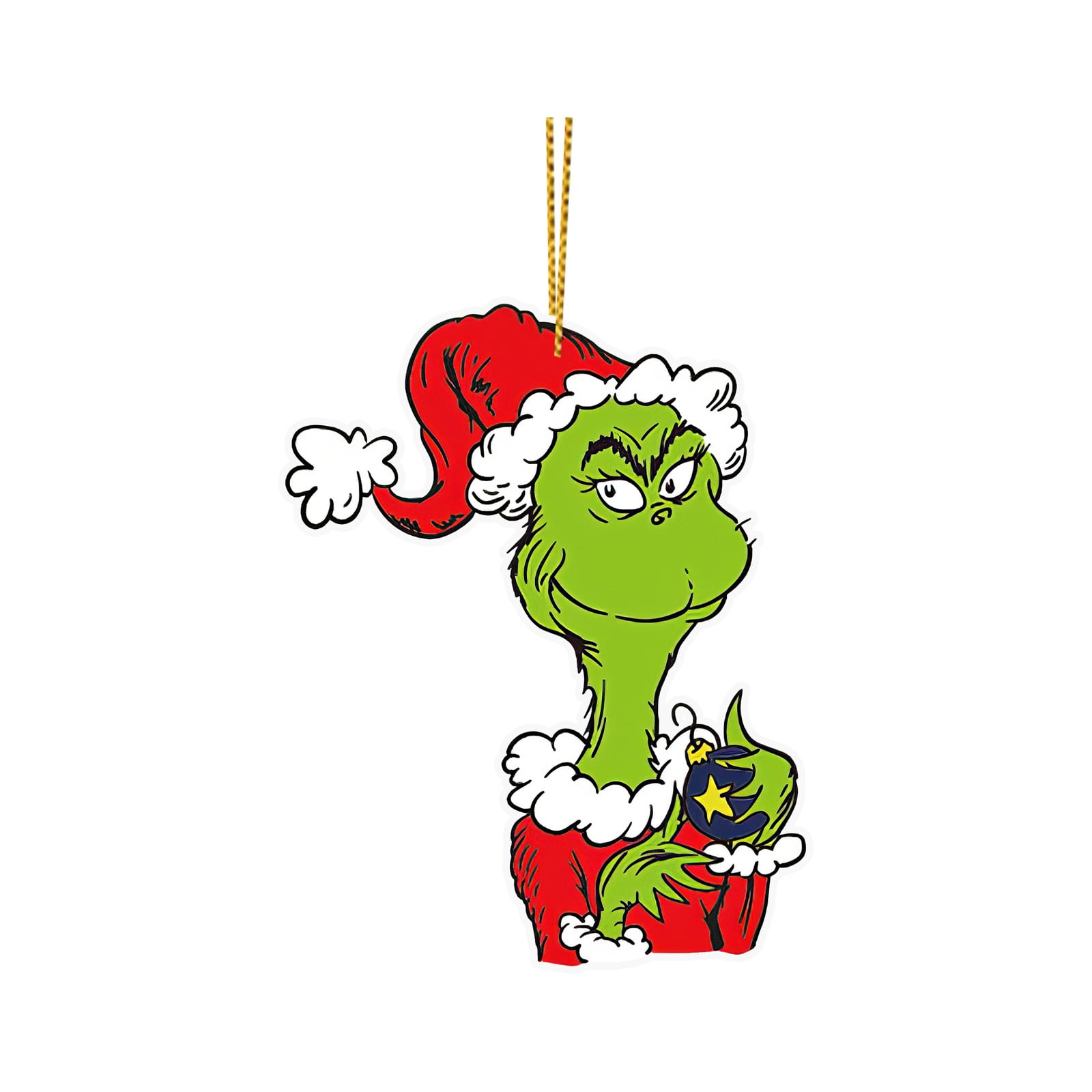 Reboson Grinch Party Decorations Festive Chirstmas Ornaments, Acrylic ...