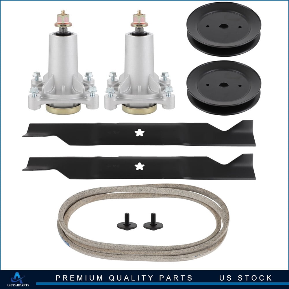 Rebuild Kit for 46" Deck Craftsman Husqvarna Poulan Belt Blades ...