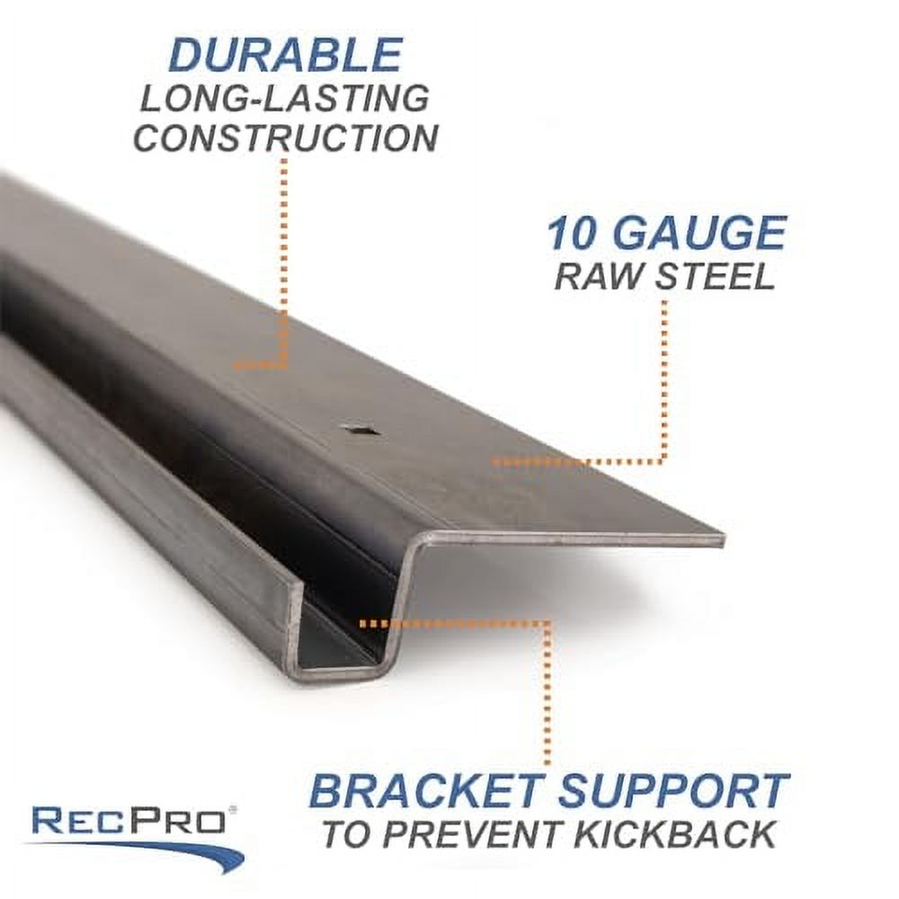 RecPro 10ga Steel Mounting Channel for 48" x 4" Heavy Duty Trailer ...