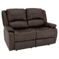 RecPro Charles 58" Recliner Sofa RV Faux Leather Lounge Furniture ...