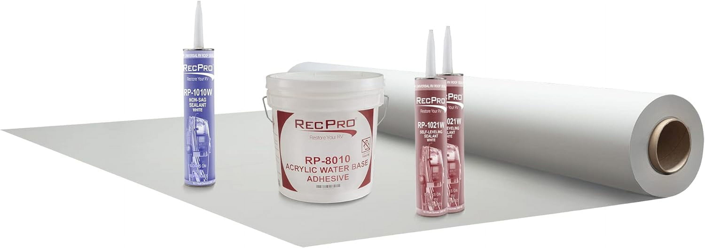 RecPro Extreme Duty RV Slideout Rubber Roof Kit | 4' Wide | RV Slideout ...