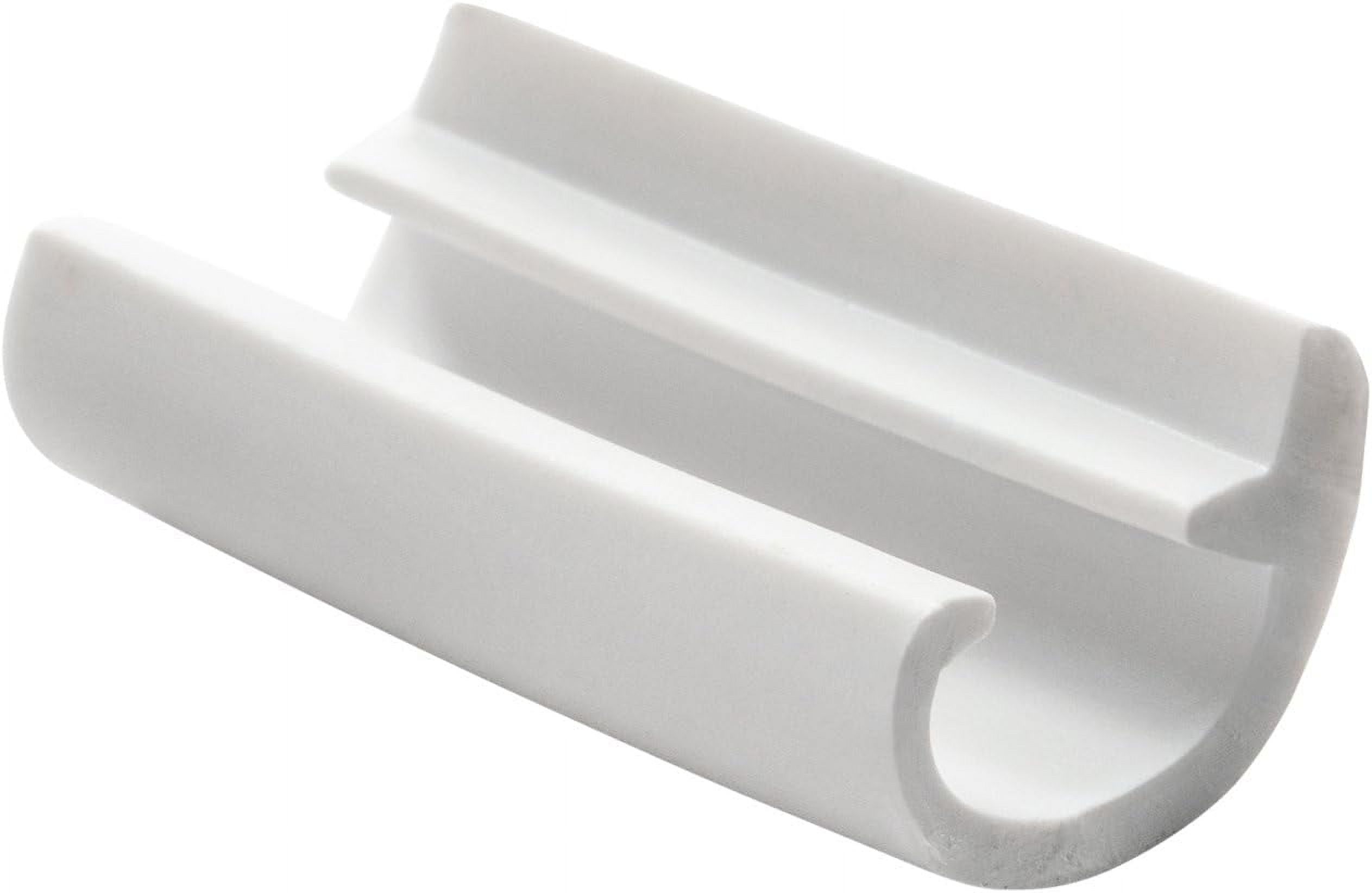 RecPro RV 1" White Flexible Screw Cover Trim Molding w/Leg | Weatherproof | Replace Cracked or ...